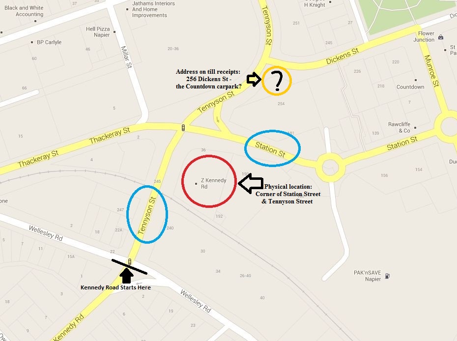 Where in the World is Z Kennedy Road? | Napier In Frame